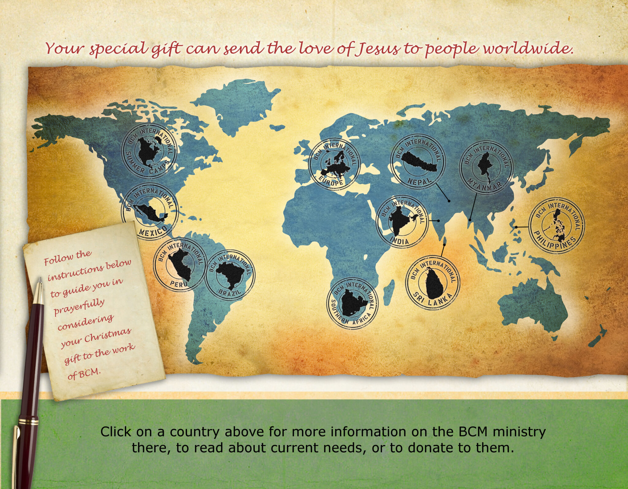 BCM World Map - BCM International